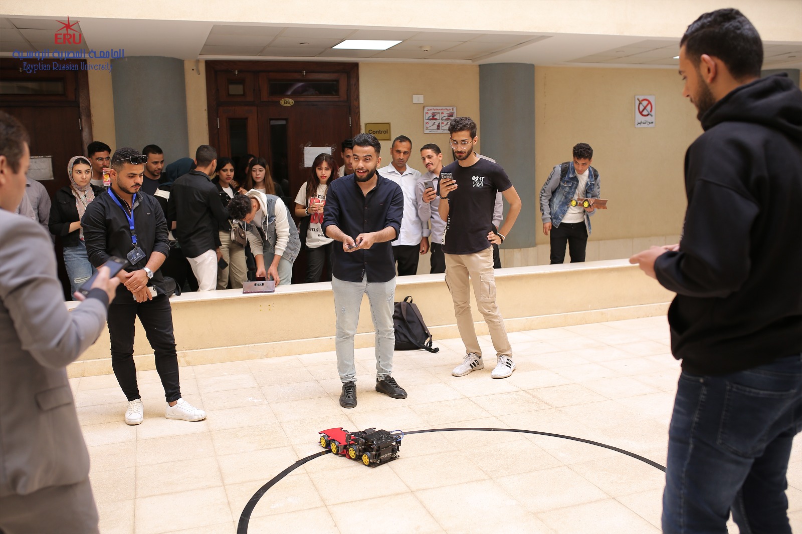 Sumo Robot competition at the Egyptian Russian University – ERU